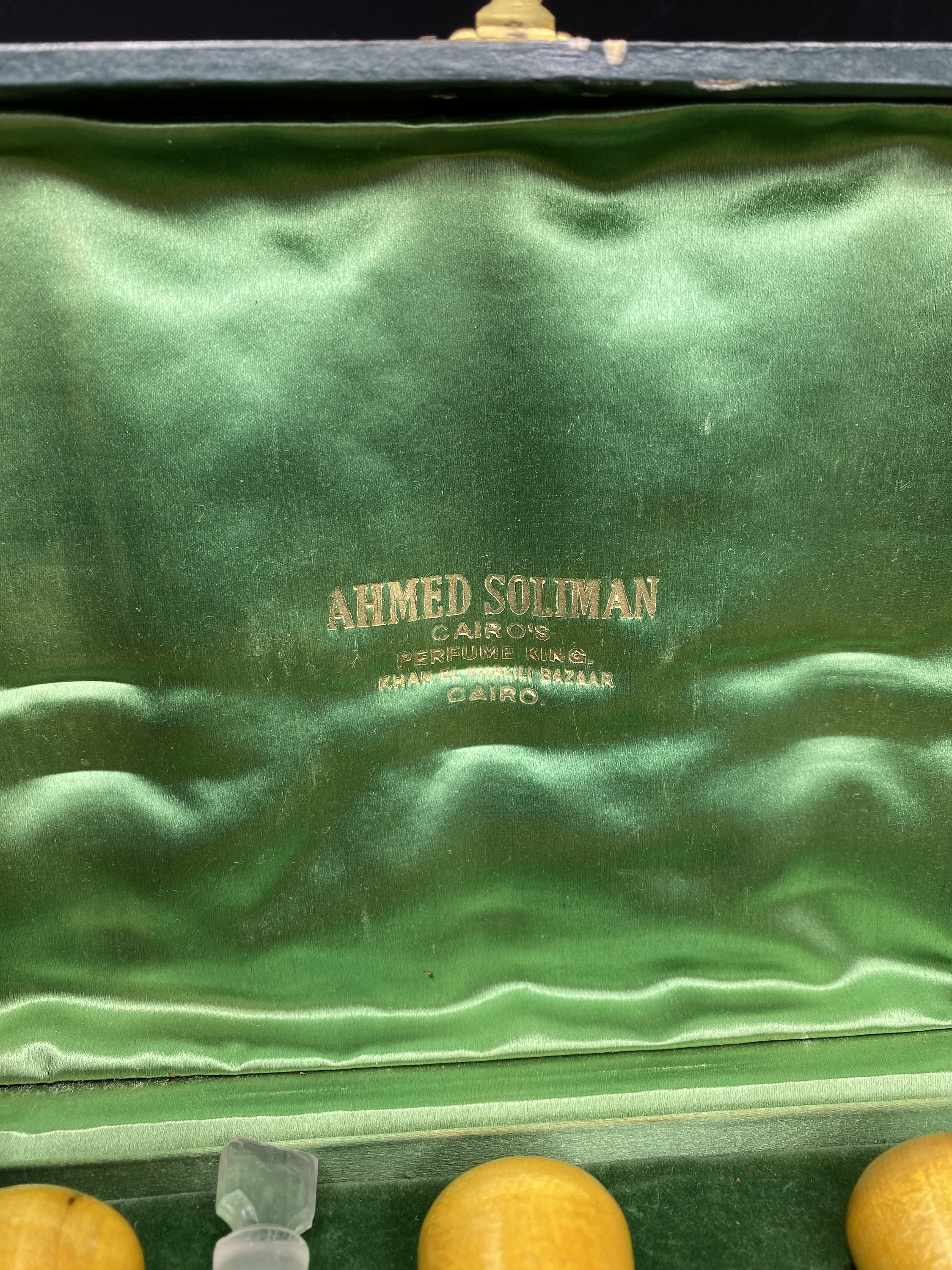1920's Egyptian Ahmed Soliman Perfume Set Very RARE 3 Bottles in ...