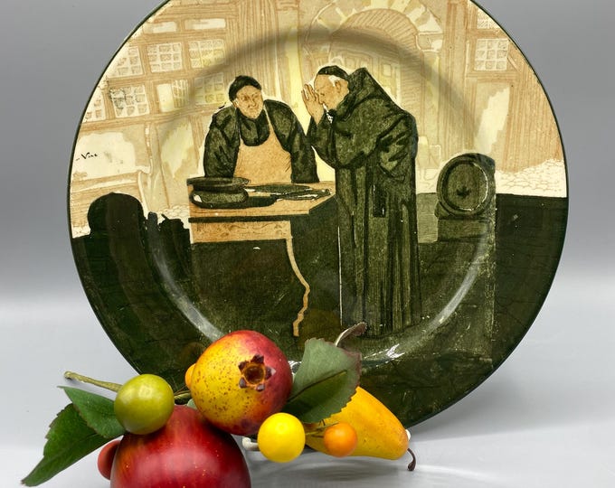 Antique Display Plate 1920's Royal Doulton Transferware, Features Two ...