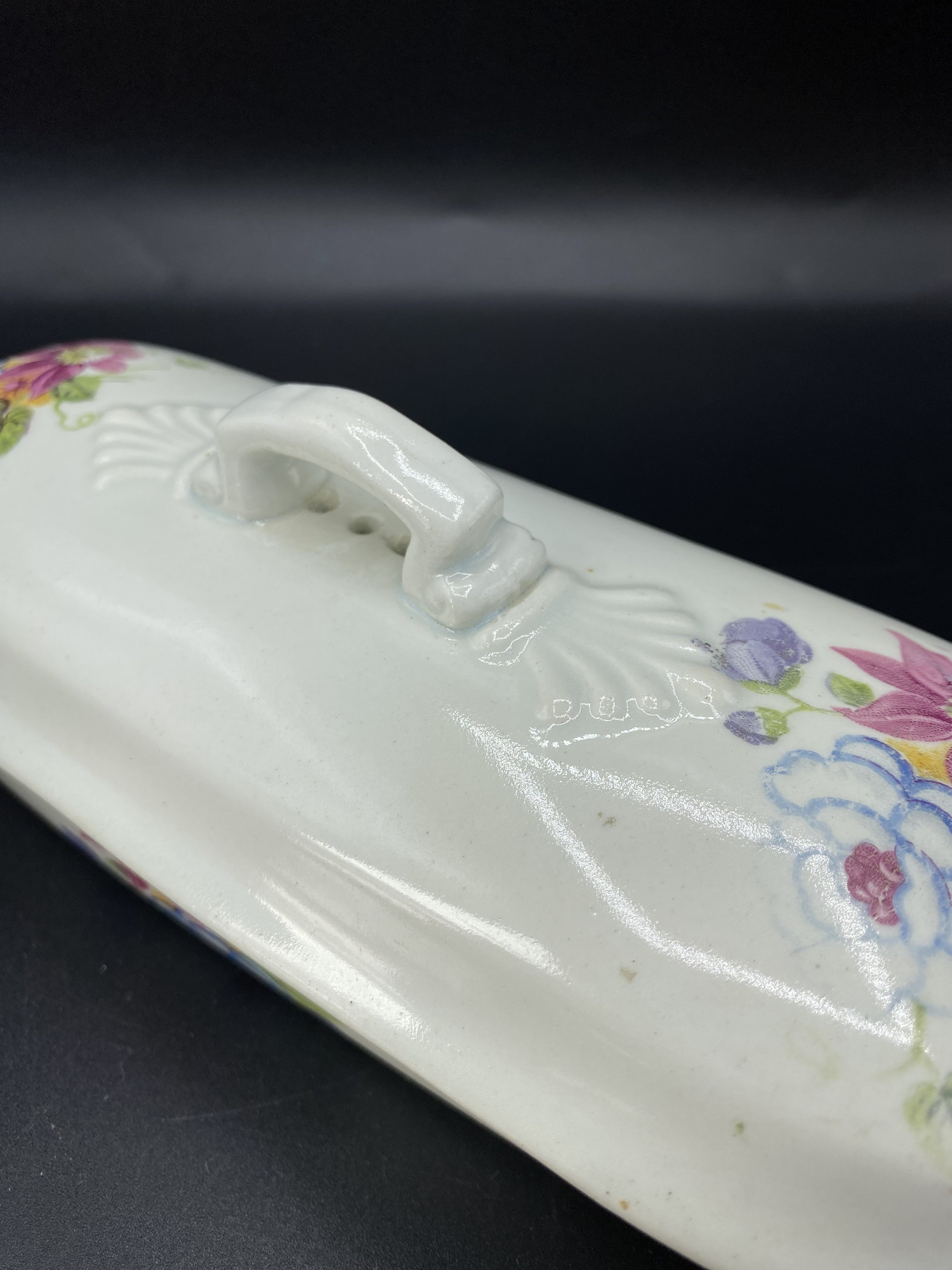 1880's Floral Razor Box Lidded Toothbrush or Butter Dish - Etsy