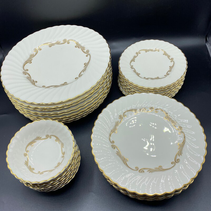 Baroque Dinnerware Set - Etsy