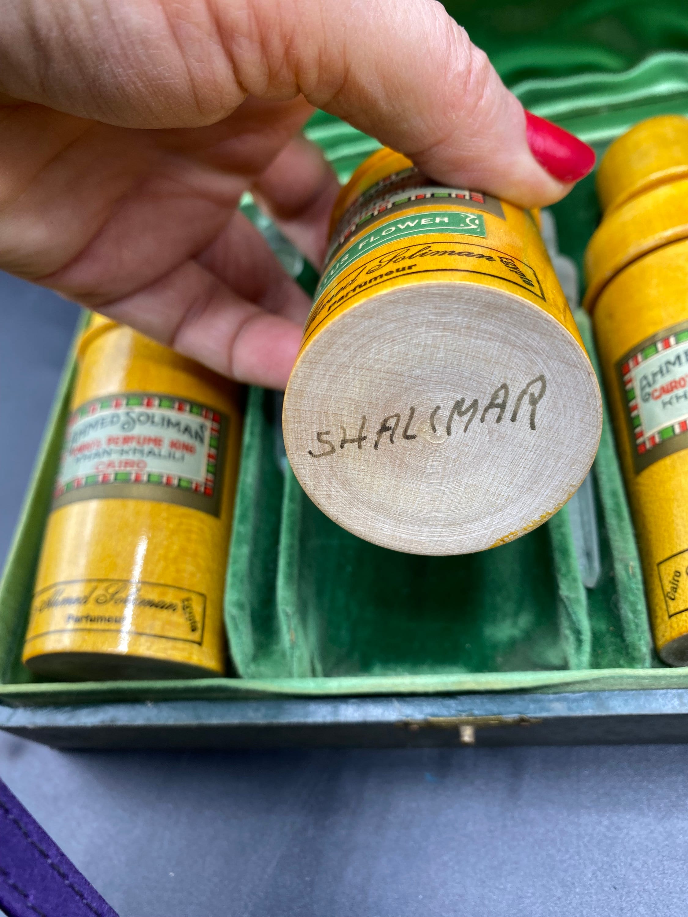 Perfume Set Very RARE 1920's Egyptian Ahmed Soliman 3 Bottles in ...