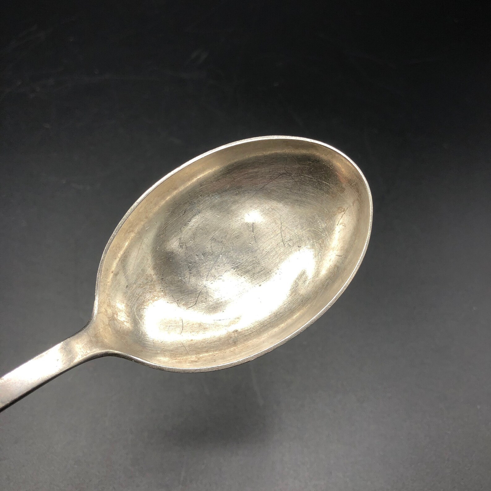 Antique THEODOR OLSEN EFTF Norway Sterling Spoon, 9" Serving Spoon ...