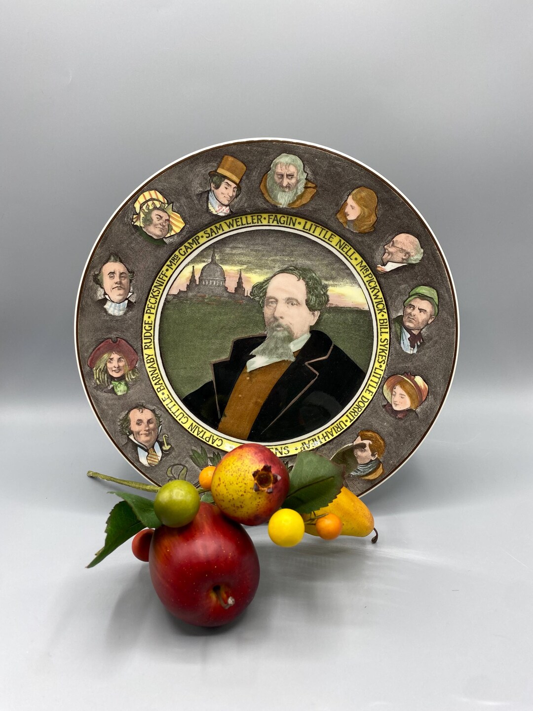 Royal Doulton Dickens Series Ware D6306 Display Plate, Transfer Ware ...