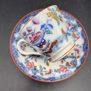 Very RARE Antique Minton "poonah" Vase With Flowers Pattern 1840's ...