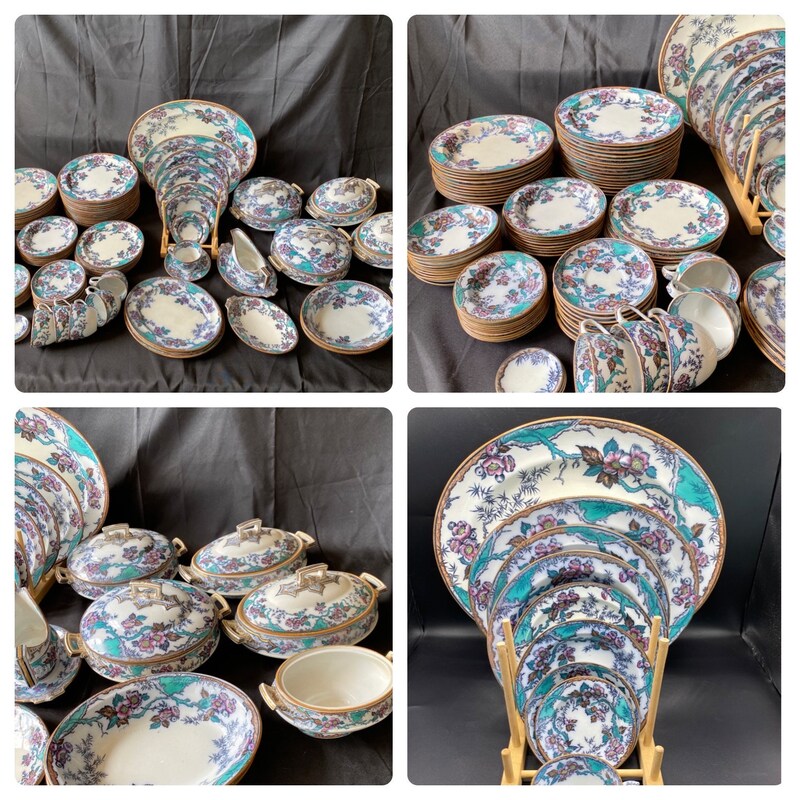 Antique Fine China Dinnerware Sets - Etsy