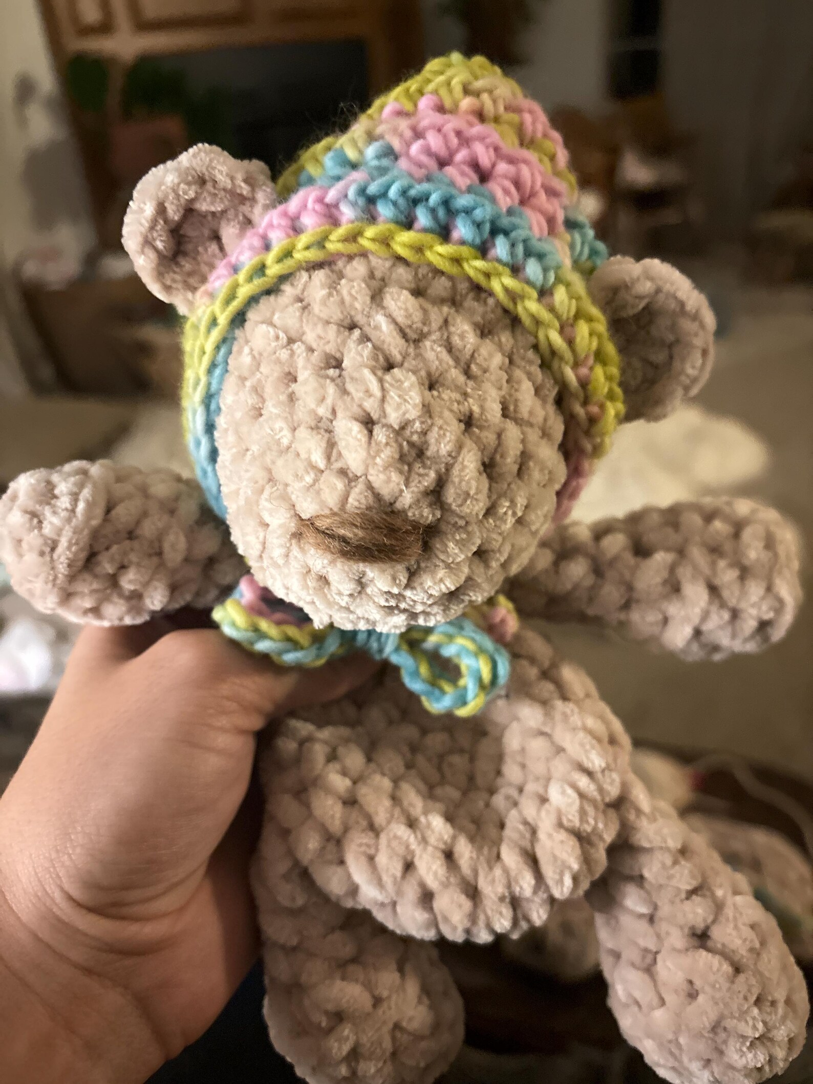 Crochet Lovey, Crochet Bear, Raven Jade, Bitty Teddy Bear, Crochet ...