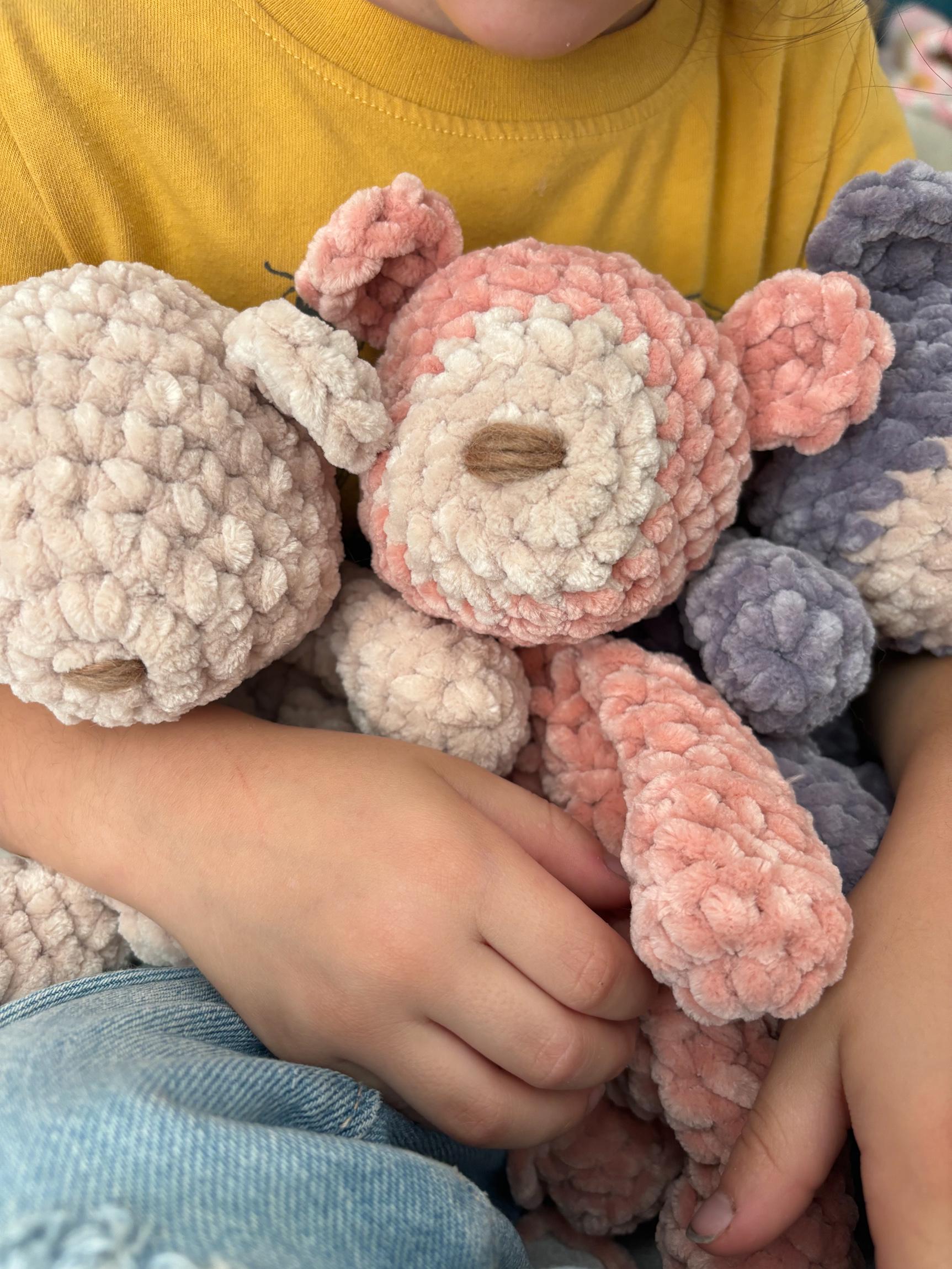 Crochet Lovey, Crochet Bear, Raven Jade, Bitty Teddy Bear, Crochet ...
