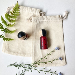 Ladybug Peg Doll, Wooden Peg Doll Ladybug, - Etsy