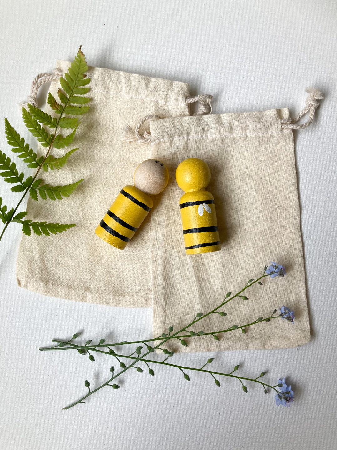 Wooden Peg Honeybee, Wooden Peg Honey Bee, Wooden Bee, Wooden Peg ...