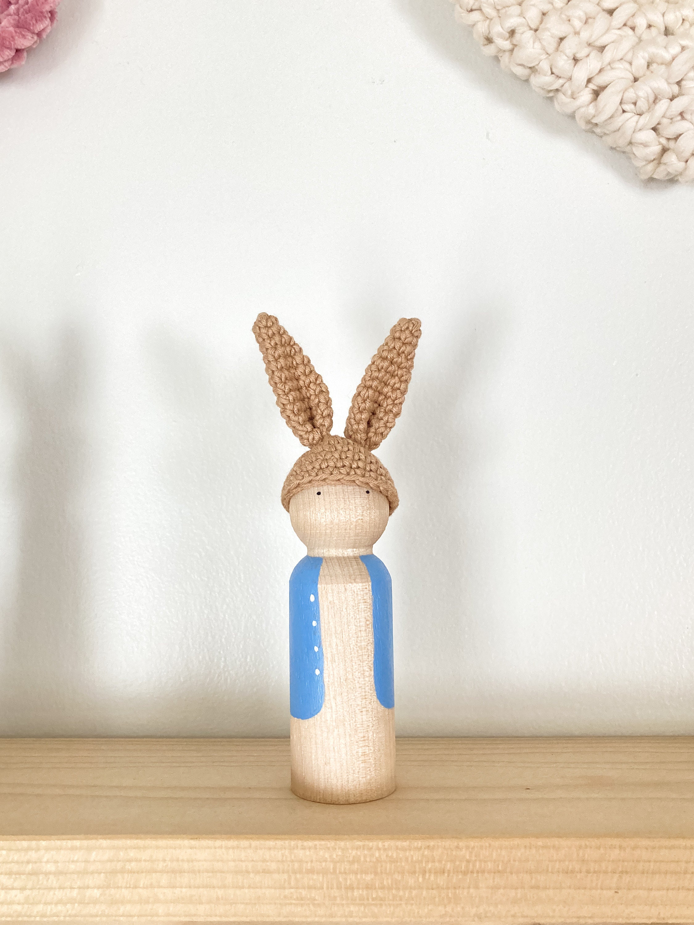 PREORDER Peter Rabbit-first Easter Gift-bunny Rabbit-wooden Easter Toy ...