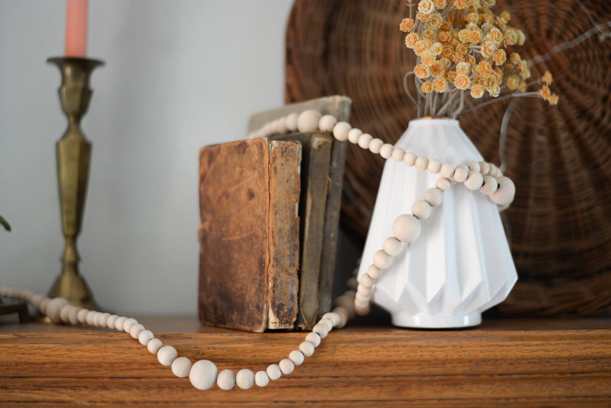 Farmhouse Garland, Boho Garland, Minimal Garland, Baby Neutral Nursery ...