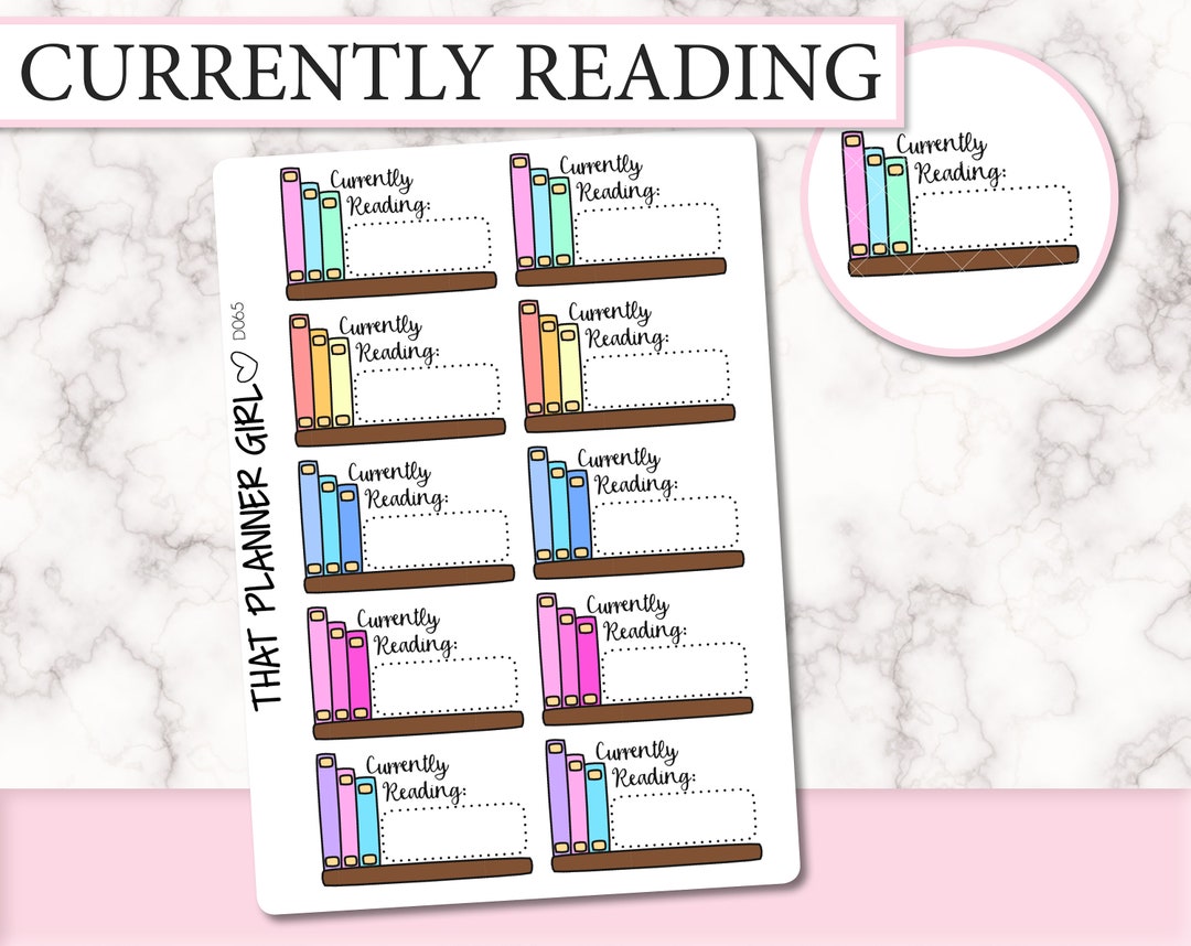 Currently Reading Cute and Perfect for Marking Books Read or Tracking ...