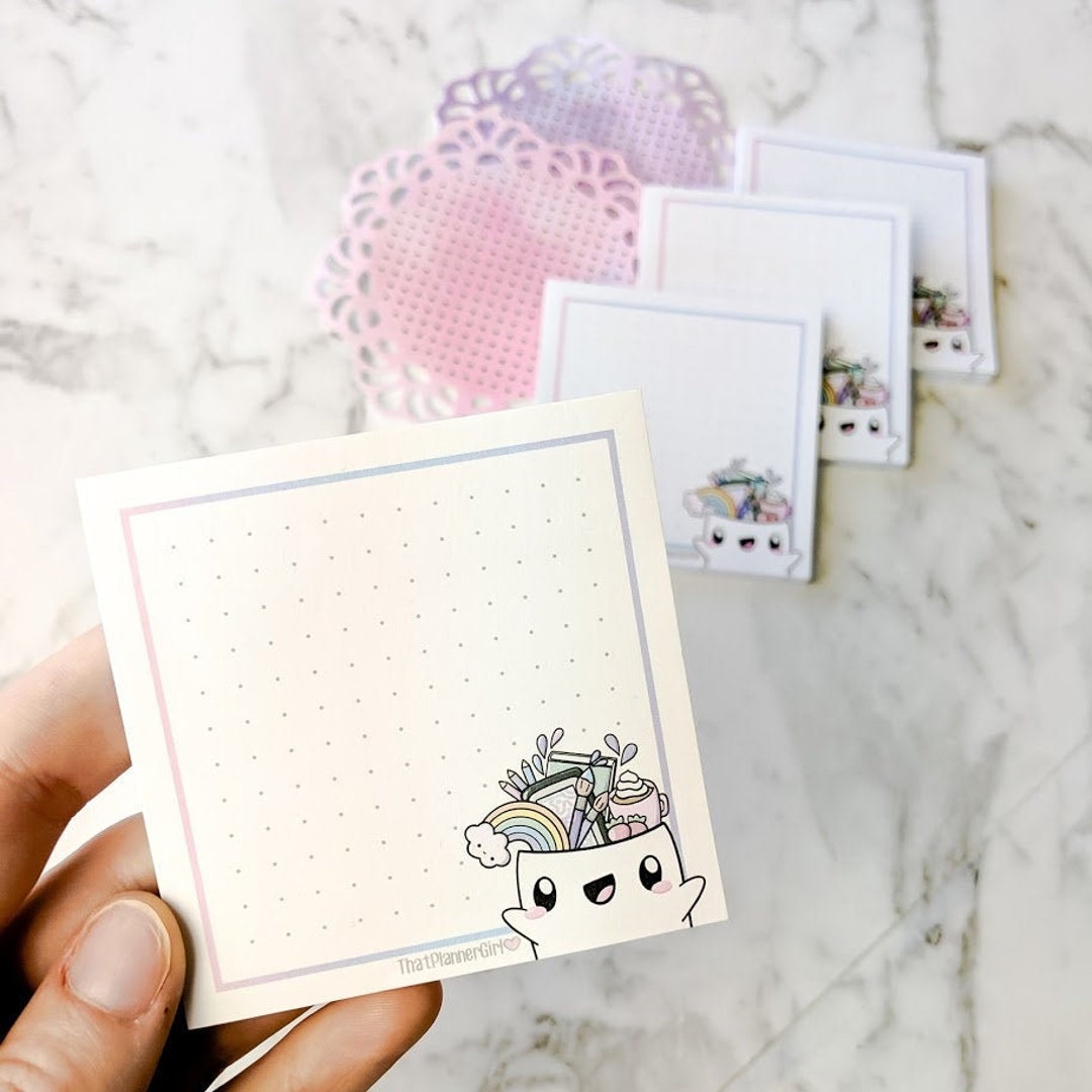 Creative Friend Sticky Note Pad Custom Original Art Work Sticky Notes ...