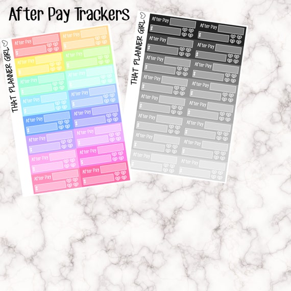 AfterPay Payment Tracker Perfect for the Standard Life | Etsy