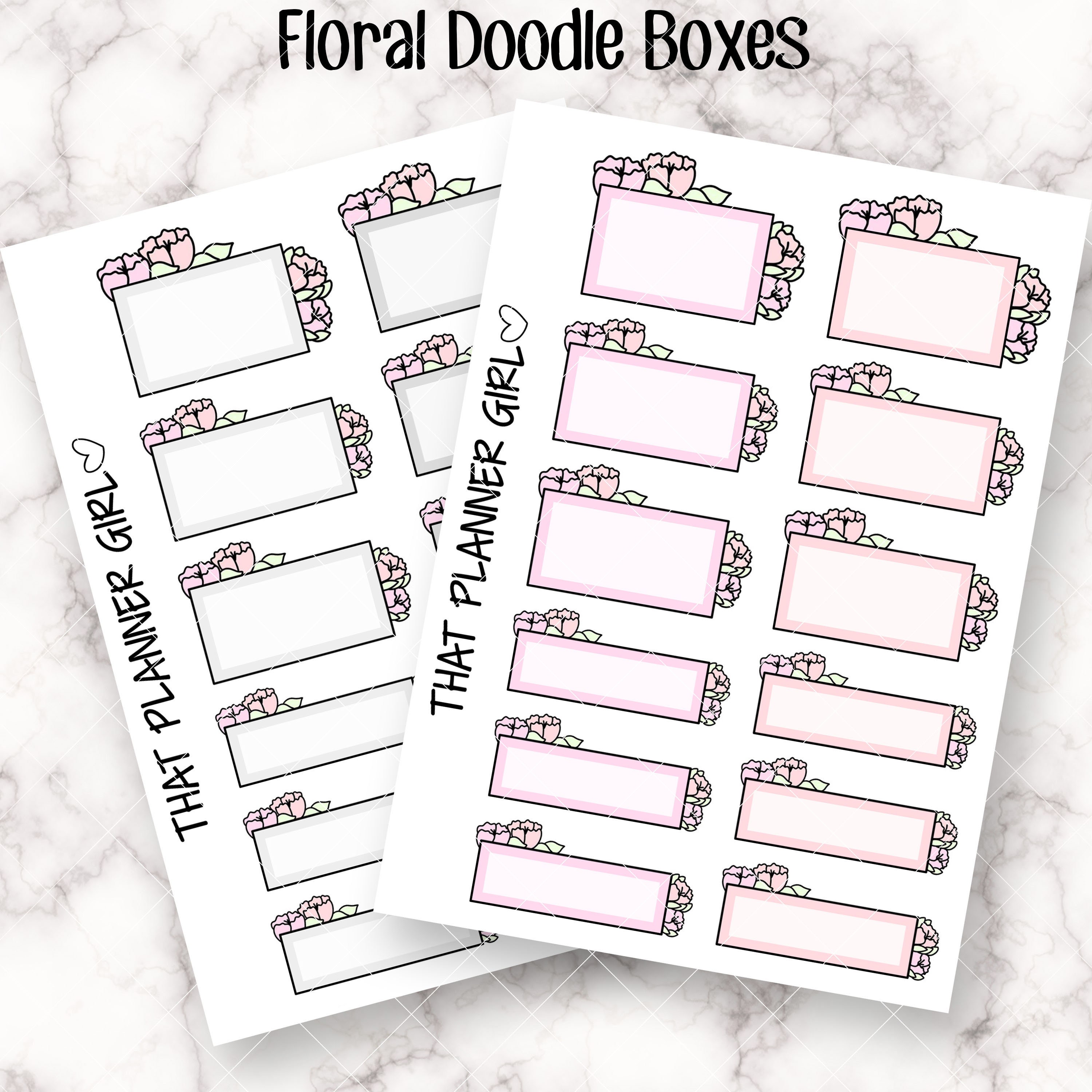 Paper, Party & Kids floral half boxes Scrapbooking etna.com.pe