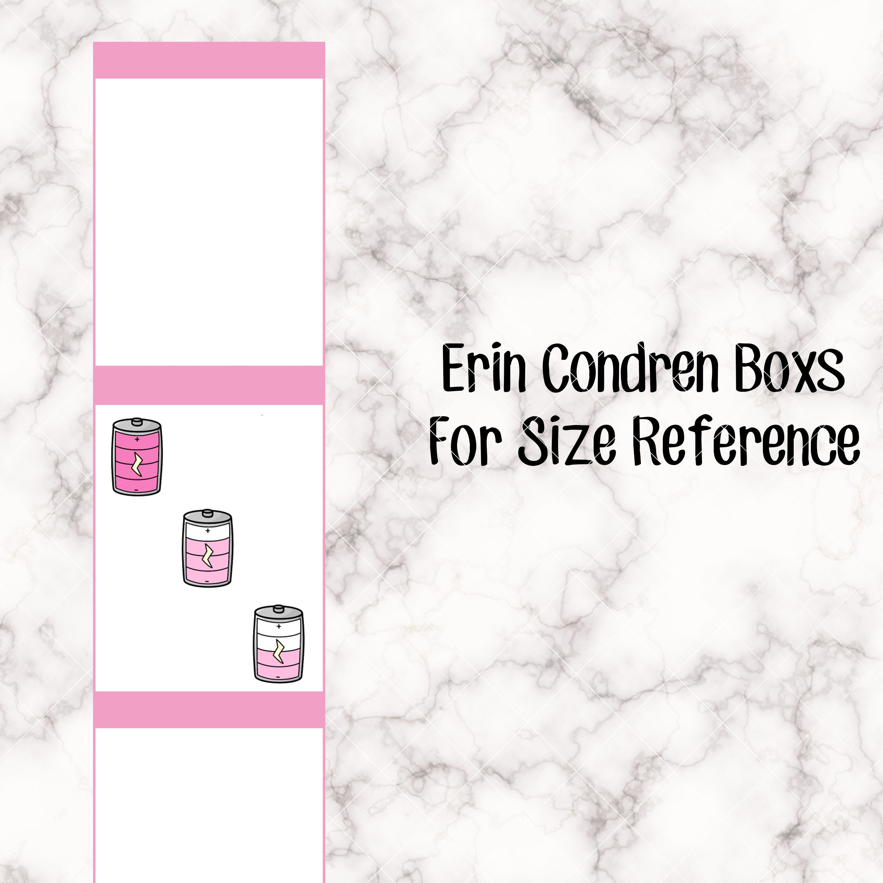 Battery Icon Sticker Cute Stickers to Mark Daily Energy - Etsy