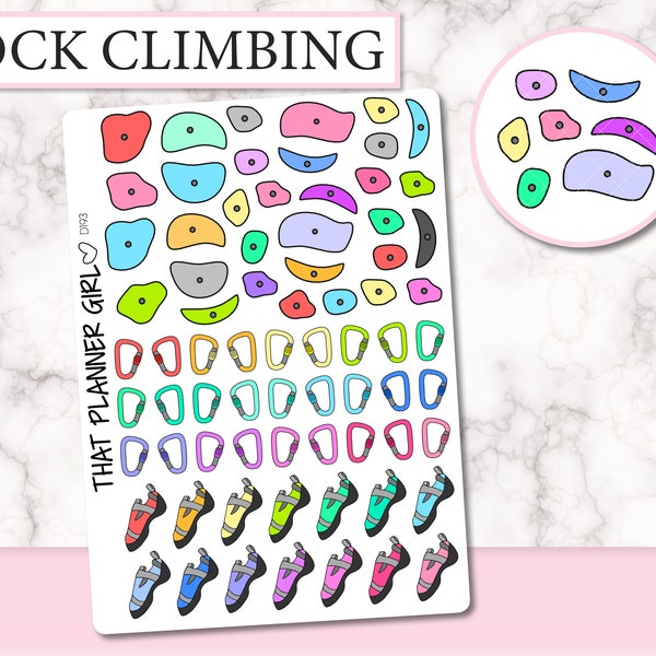 Climbing Stickers - Etsy