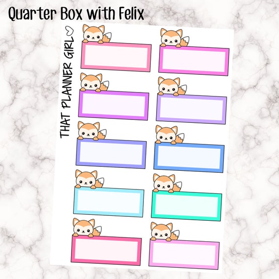 Quarter Boxes with Felix Perfect for marking special events | Etsy