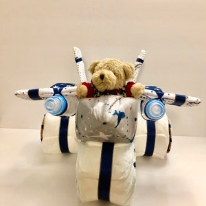 Airplane Diaper Cake /F18 Figher Jet Diaper Cake - Etsy