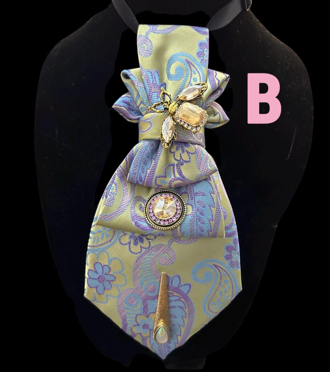 Brooch Necktie, Ties for Women, Stylish Women Neckwear - Etsy