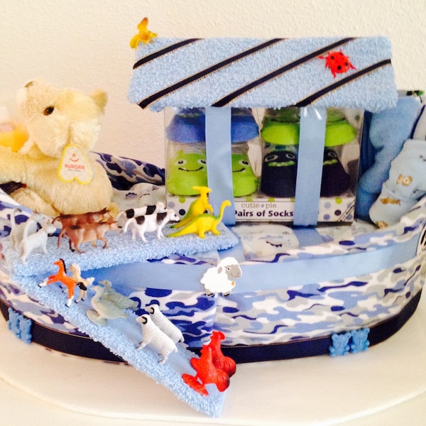 Nautical Diaper Cake - Etsy