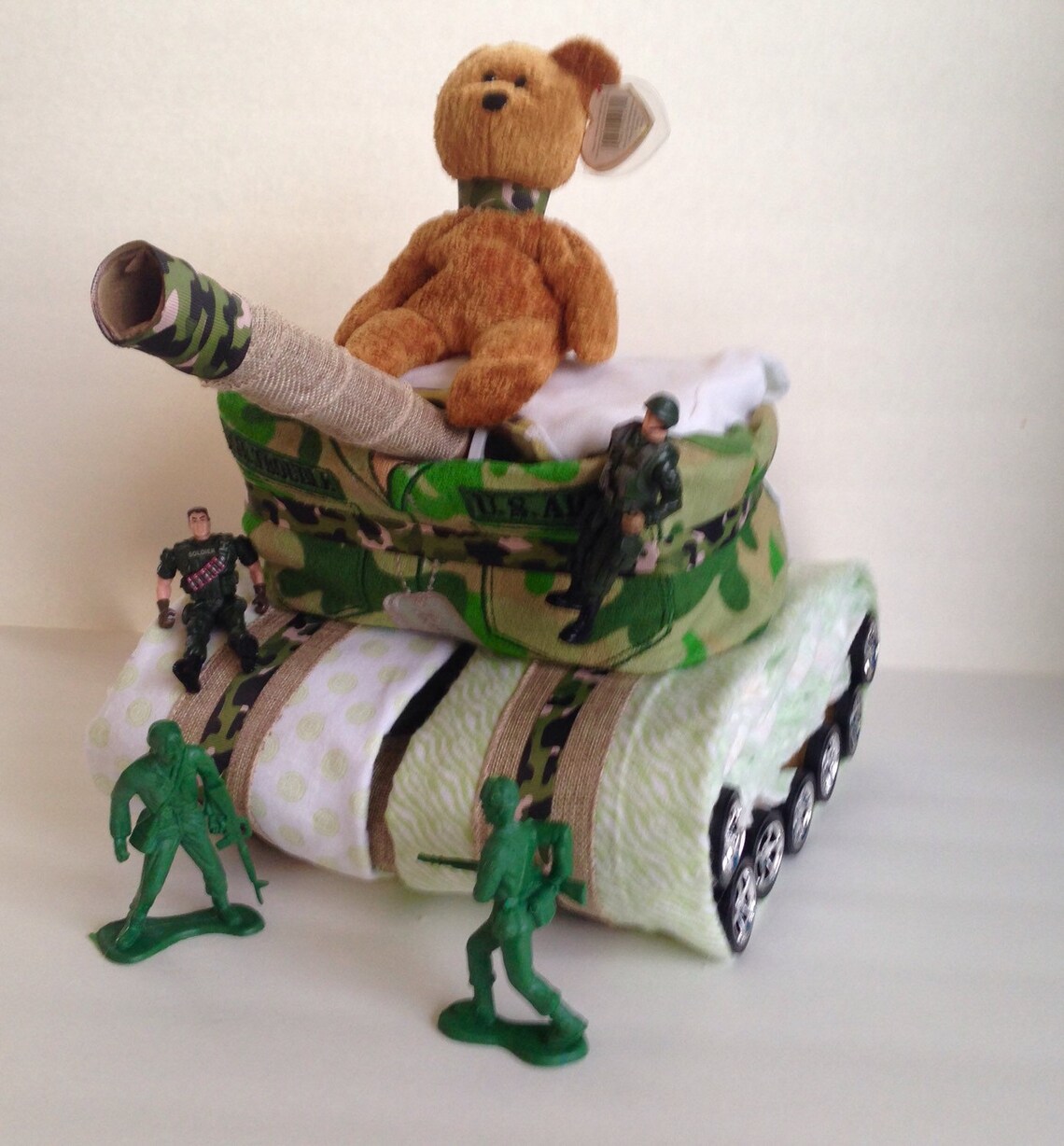 Military Tank Diaper Cake Tank Diaper Cake Military Diaper - Etsy