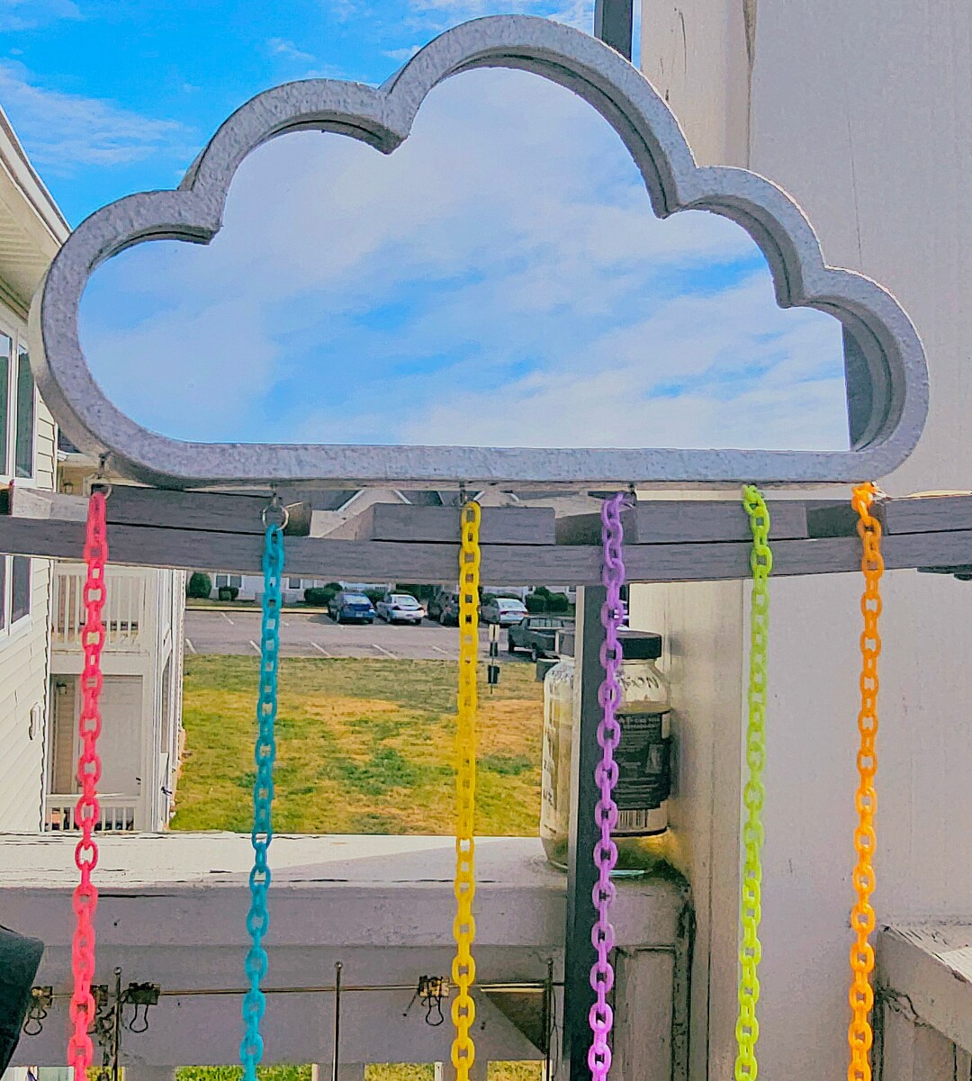 Rainy Day Holographic Rainbow Mirror - Etsy