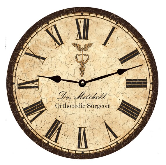 Clocks Home Décor Home & Living Custom Doctor Name Clock Personalized ...