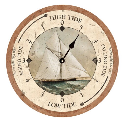 Tidal Clock Sailboat Tide Clock - Etsy