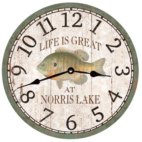 Personalized Fishing Wall Clock Red Snapper Fish Clock Ocean - Etsy