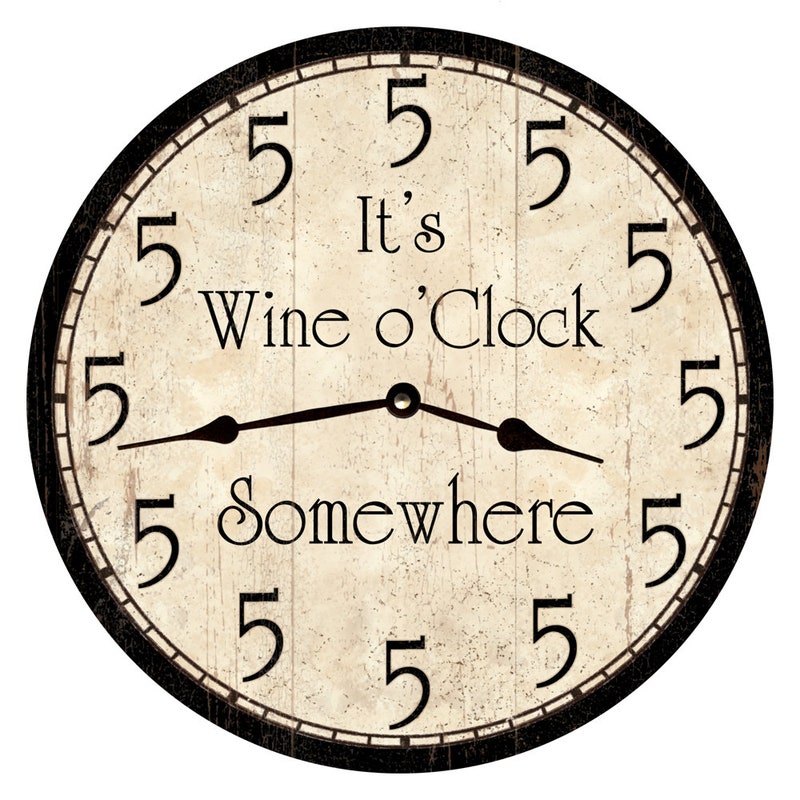 Wine Oclock - Etsy