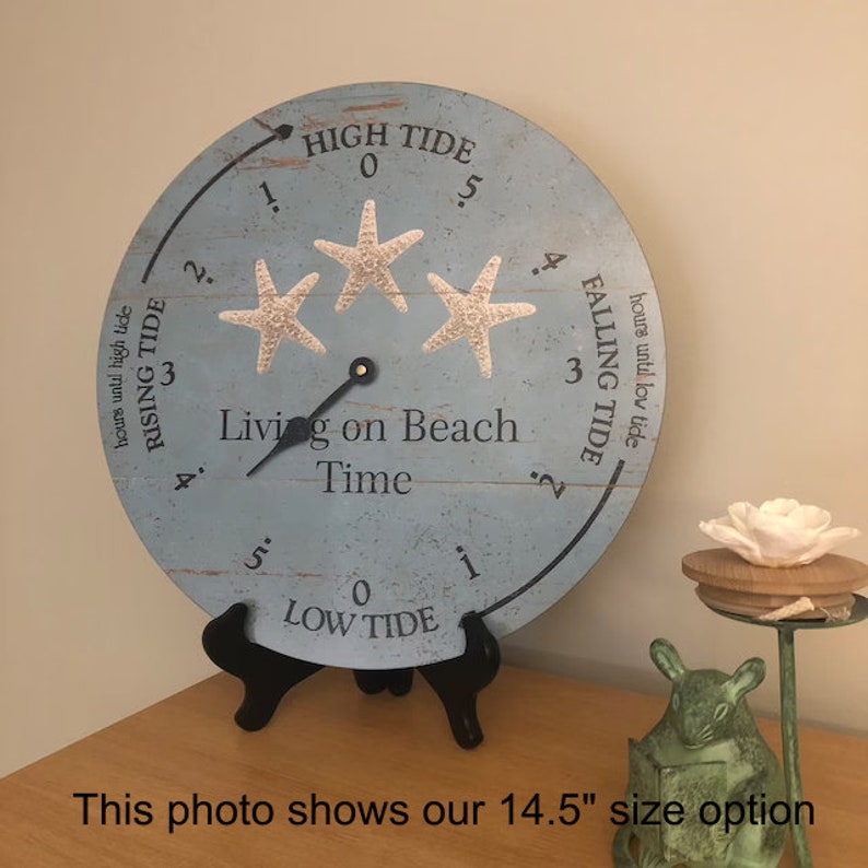 Starfish Tide Clock- Personalized Tide Clock - Etsy