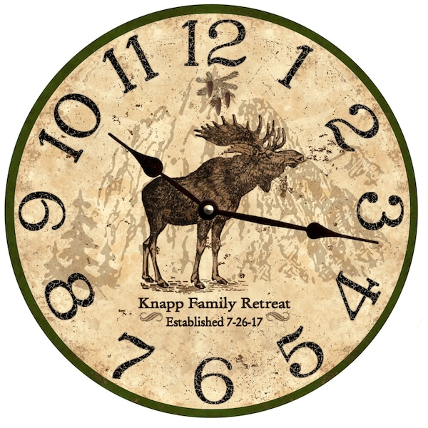 Rustic Wall Clock - Etsy