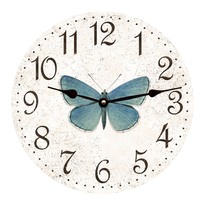 Butterfly Clock - Etsy