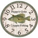 Personalized Gone Crappie Fishing Clock - Etsy