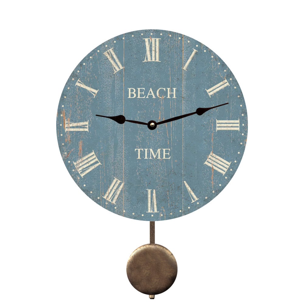 Nautical Beach Clock/beach Time Clock - Etsy