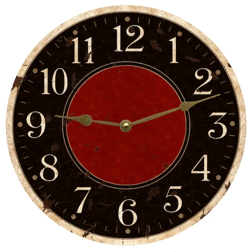 Elk Clock Rustic Copper Coated - Etsy