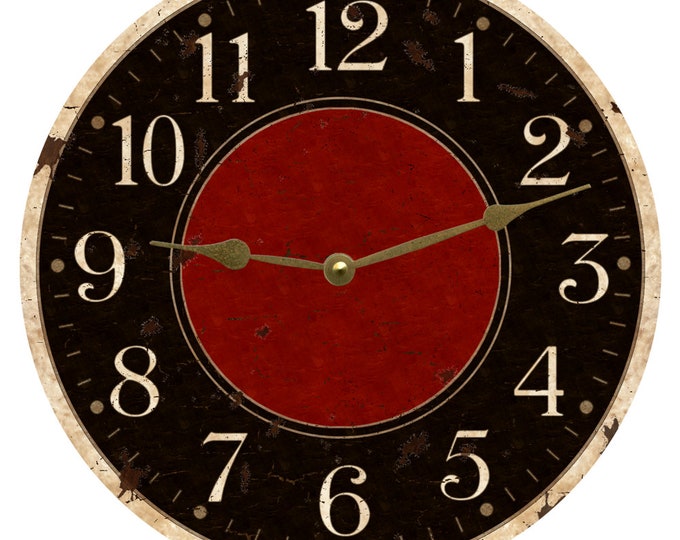 Primitive Long Wall Clock - Etsy