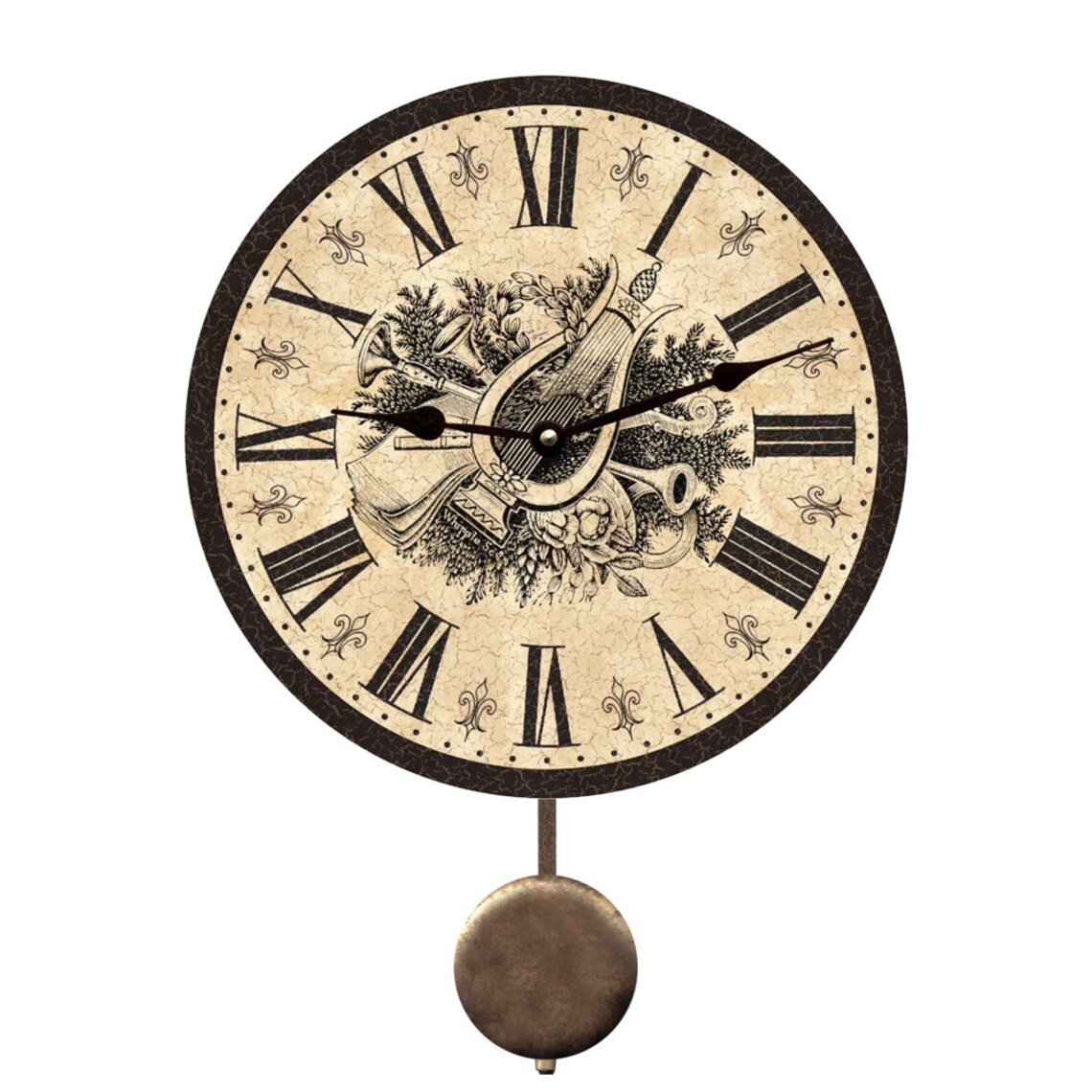 Large Fleur-de-lis Clock- French Wall Clock - Etsy