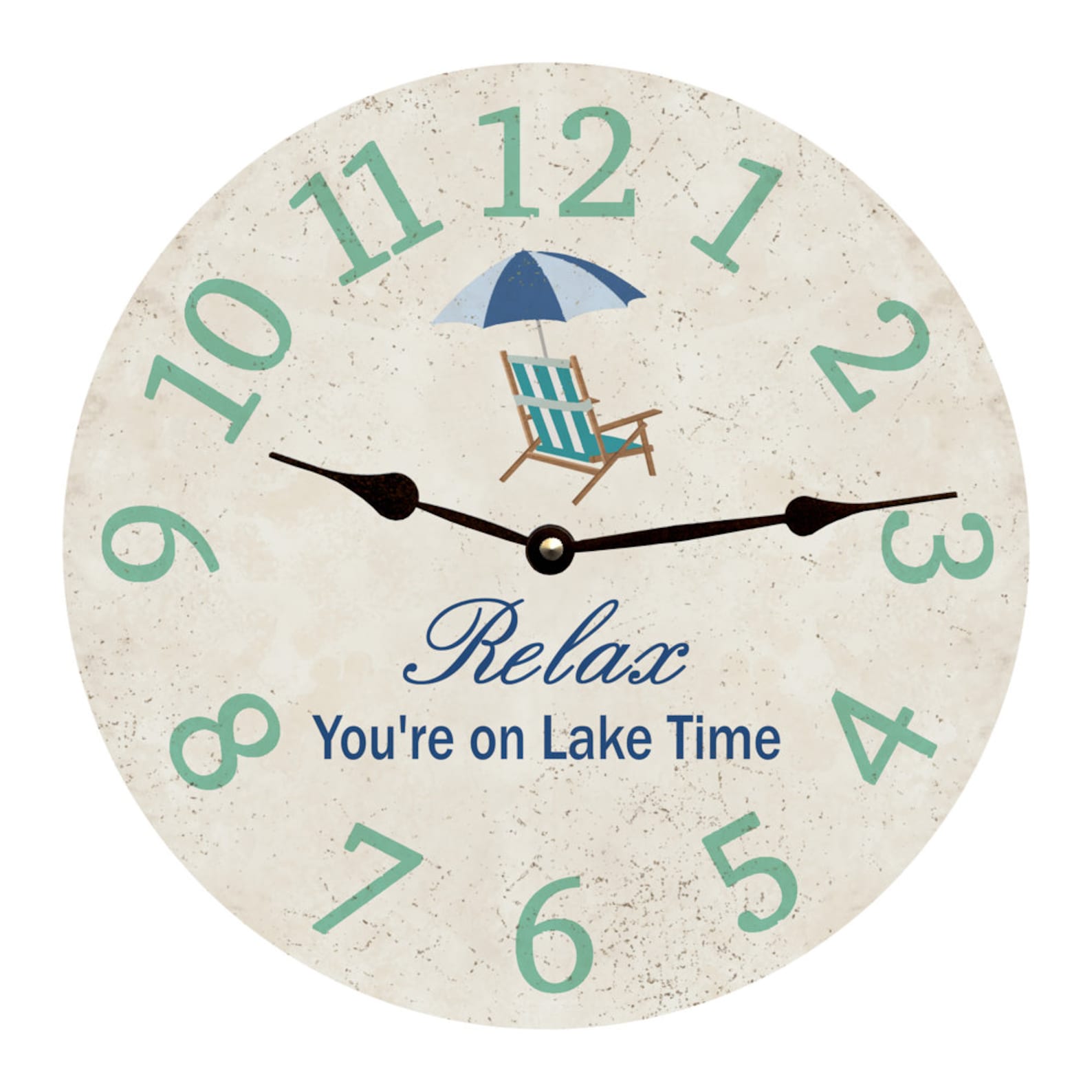Lake Clock Relax You're on Lake Time Clock Lake Chair - Etsy