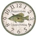 Personalized Gone Crappie Fishing Clock - Etsy