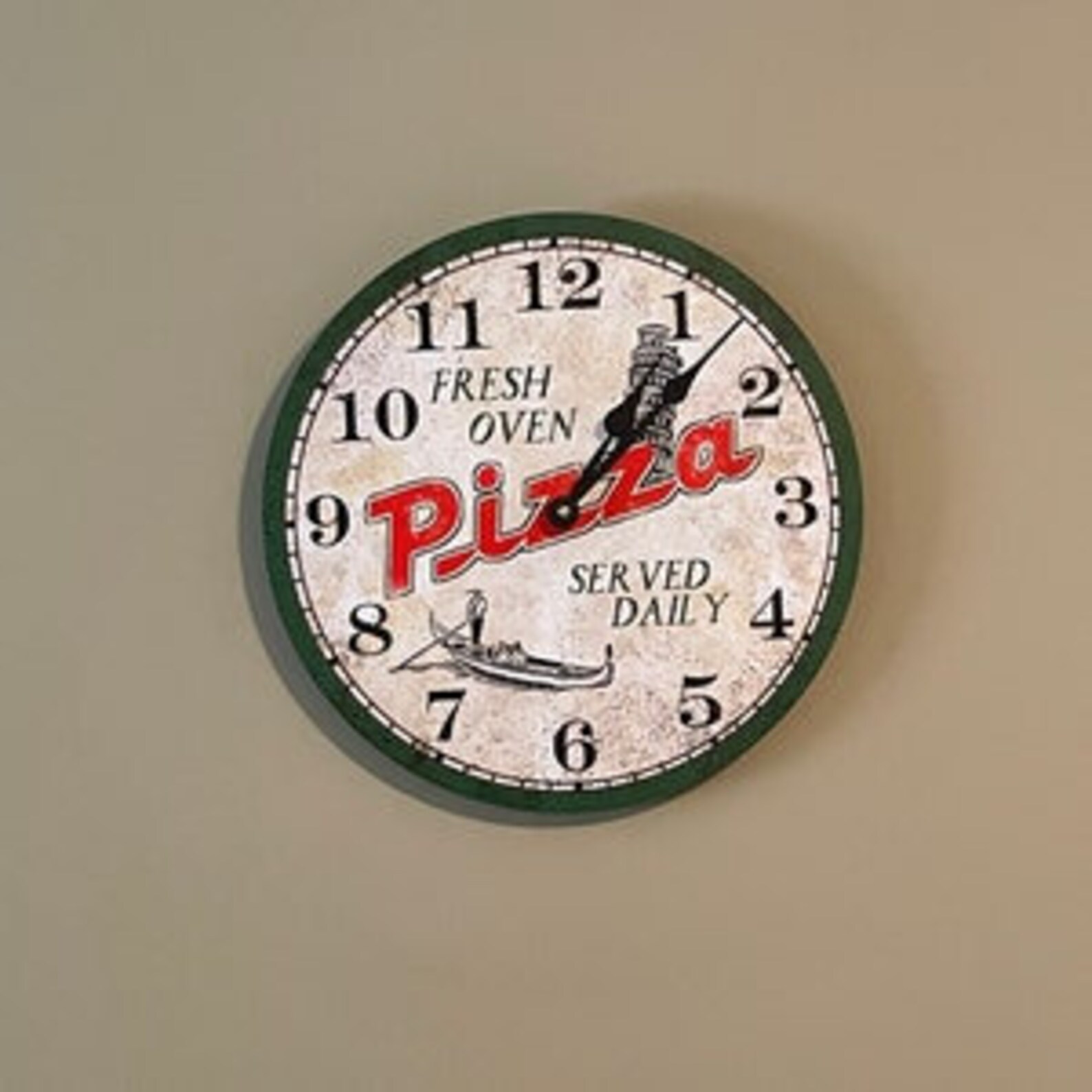 Pizza Clock Pizza Shop Clock | Etsy