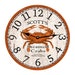 Crab Clock Personalized Crab Clock - Etsy