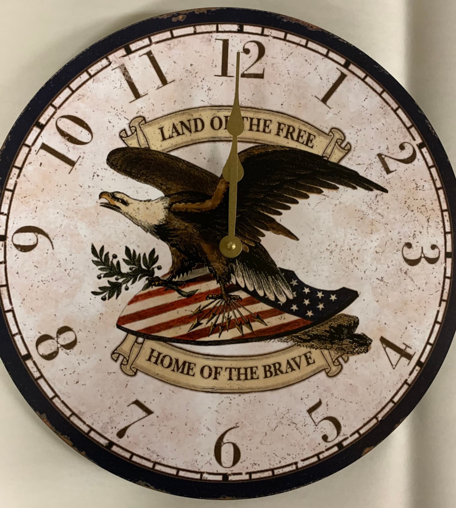 American Clock Eagle Wall Clock - Etsy