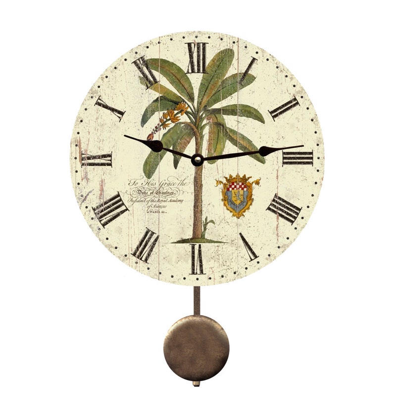 Palm Tree Clock - Etsy