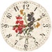 Oversized Flower Clock- Large Clock - Etsy