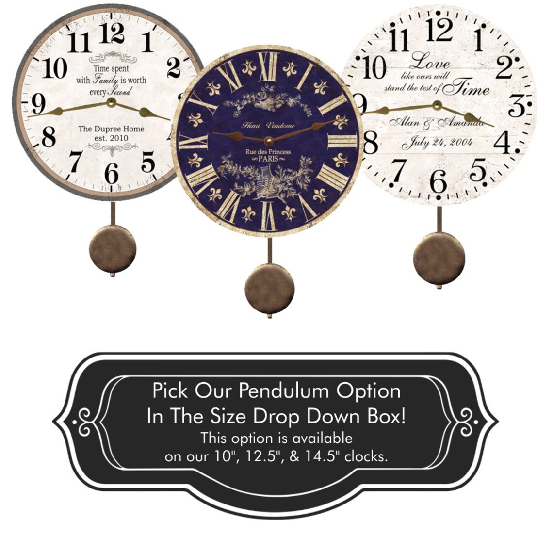 Professional Clock- Office Wall Clock- Personalized Office Clock - Etsy