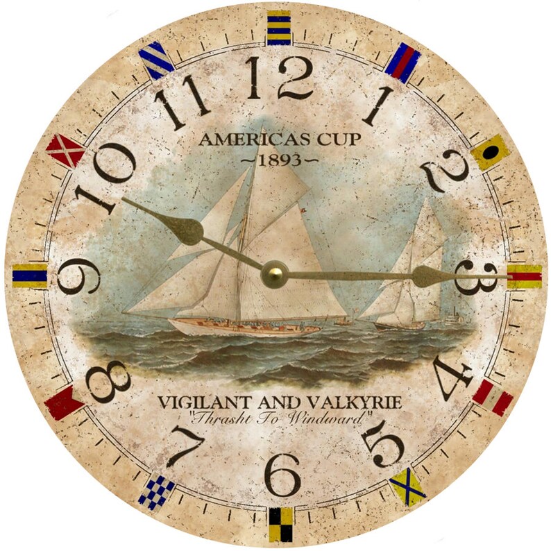 Nautical Ship Wall Clock - Etsy