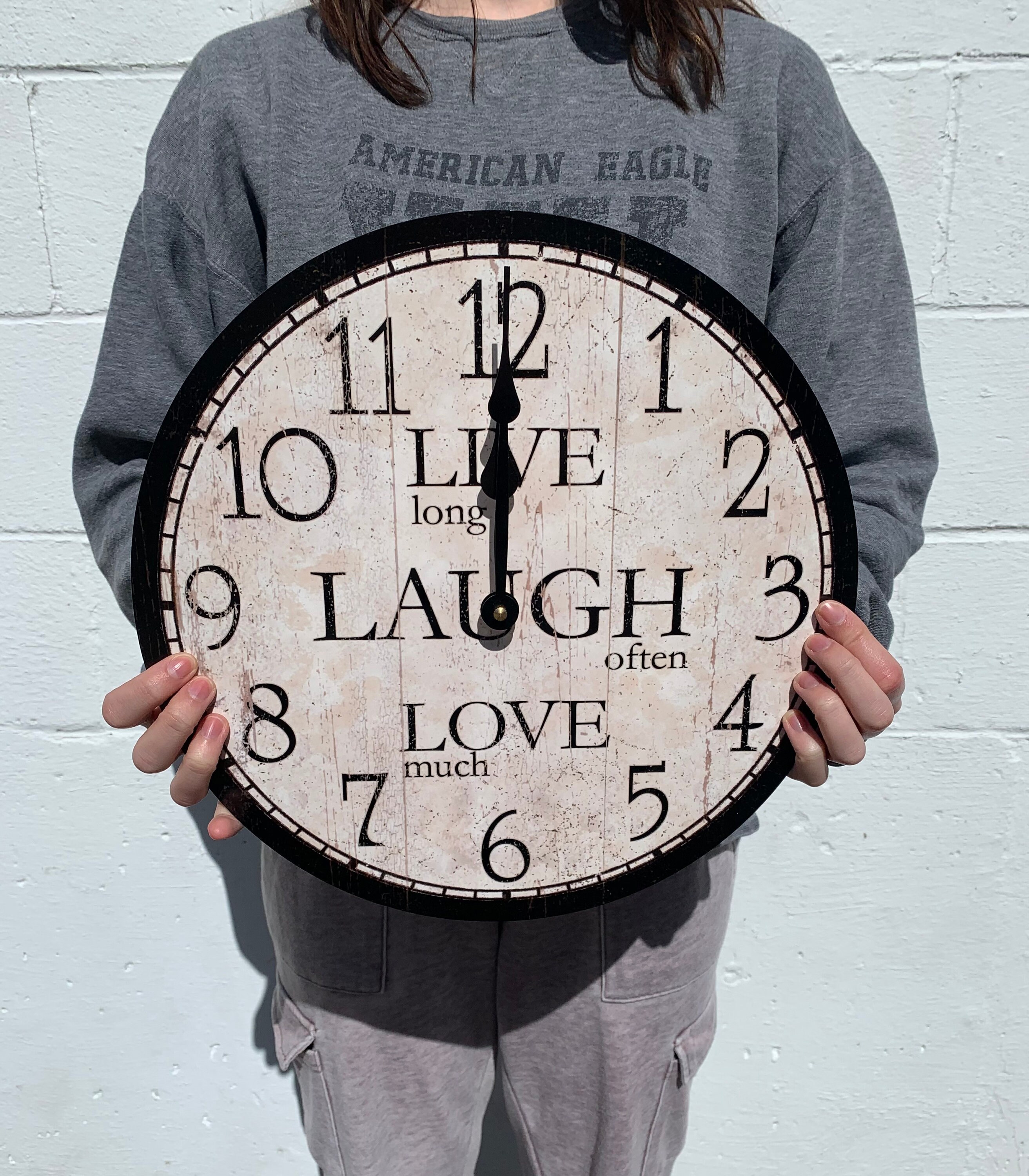Live Laugh Love Clock - Etsy