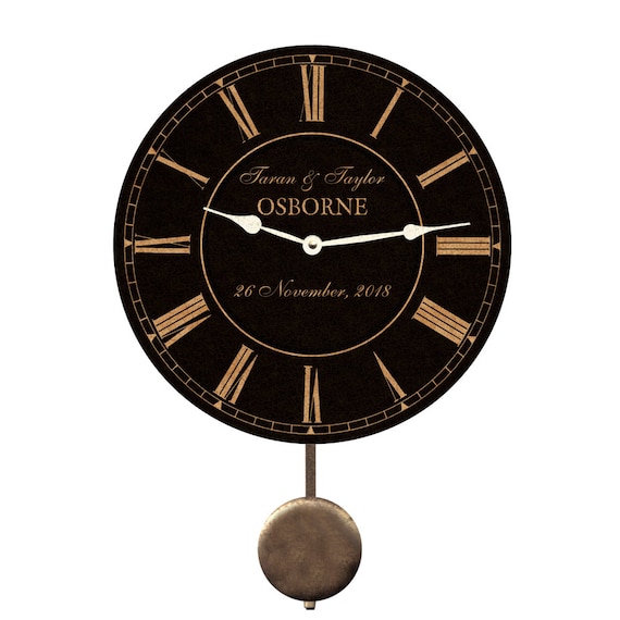 Wedding Clock Black Wedding Clock Clocks Home Décor etna.com.pe